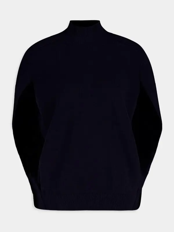 Fendi High-neck Cashmere Jumper - Blue
