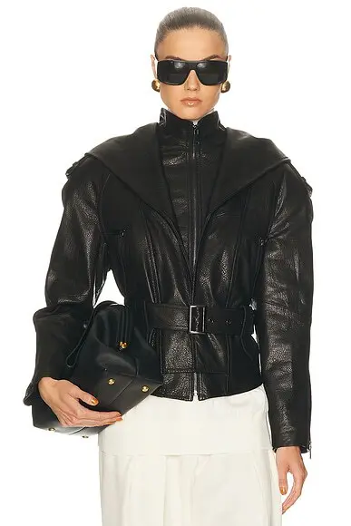 KAREN ARCANJO Renia Leather Jacket