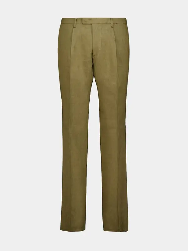 Boglioli Linen Double-breasted Suit