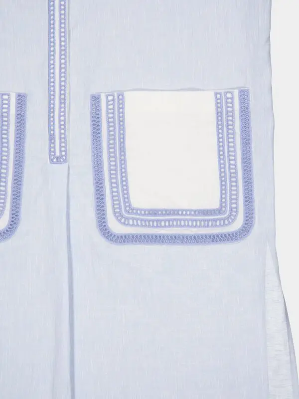 PAULA Altair English Embroidered Linen Dress