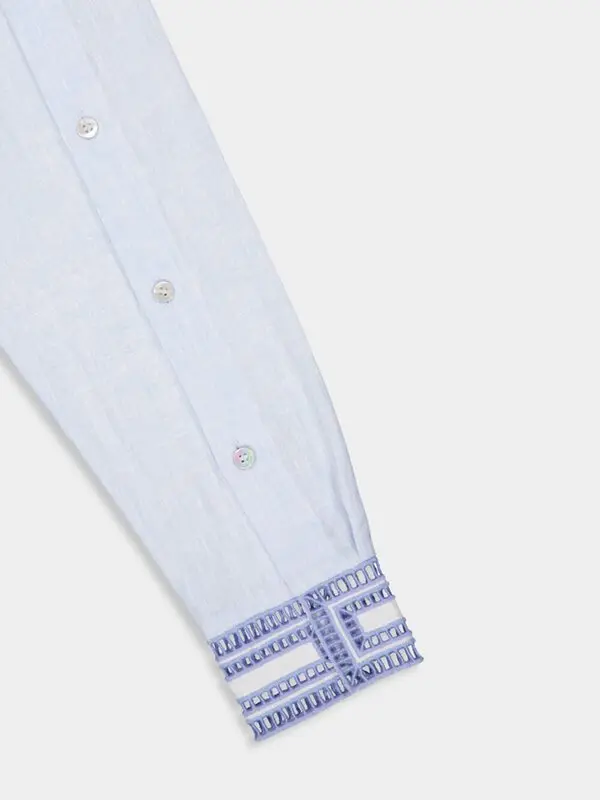PAULA Altair English Embroidered Linen Dress