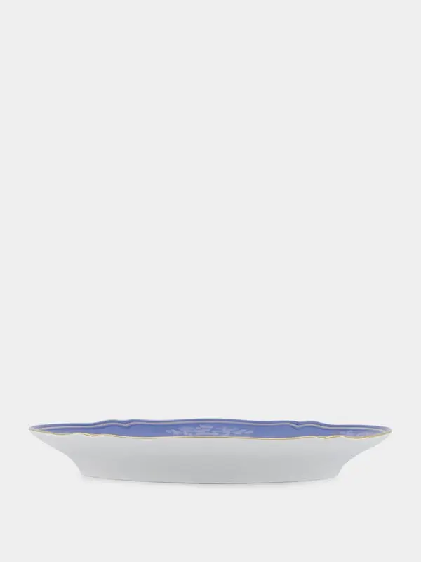 GINORI 1735 Oriente Italiano Pervinca Oval Platter - Blue