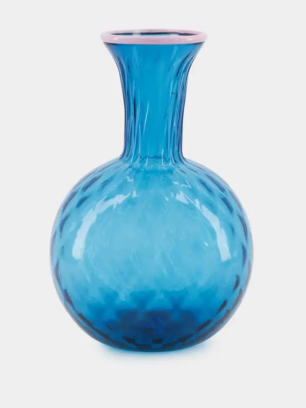 La DoubleJ Blu Fumé Murano Glass Carafe - Blue