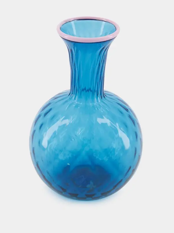 La DoubleJ Blu Fumé Murano Glass Carafe