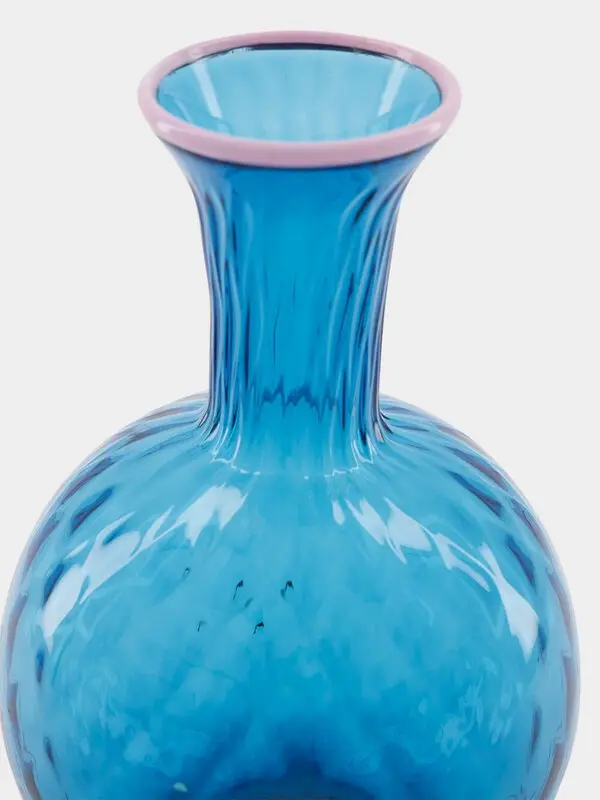 La DoubleJ Blu Fumé Murano Glass Carafe