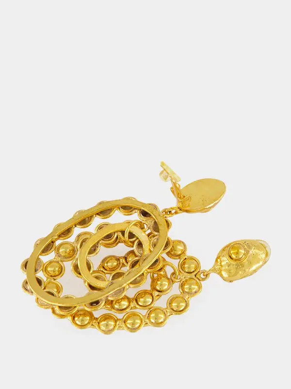 Sylvia Toledano Gina Oval Clip-on Earrings