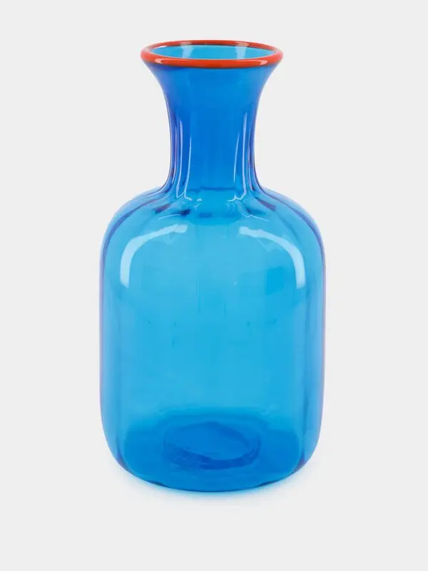 La DoubleJ Light Murano Carafe - Blue