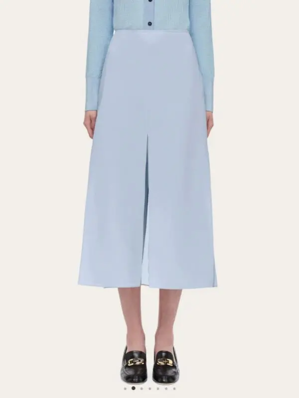 FERRAGAMO Layered Midi Skirt