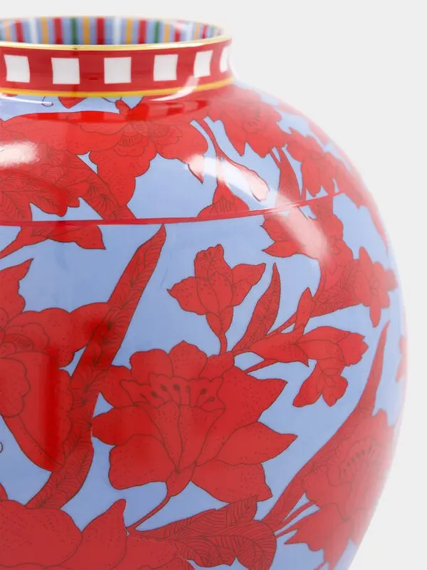 La DoubleJ Lilium Turchese Big Bubble Vase - Blue