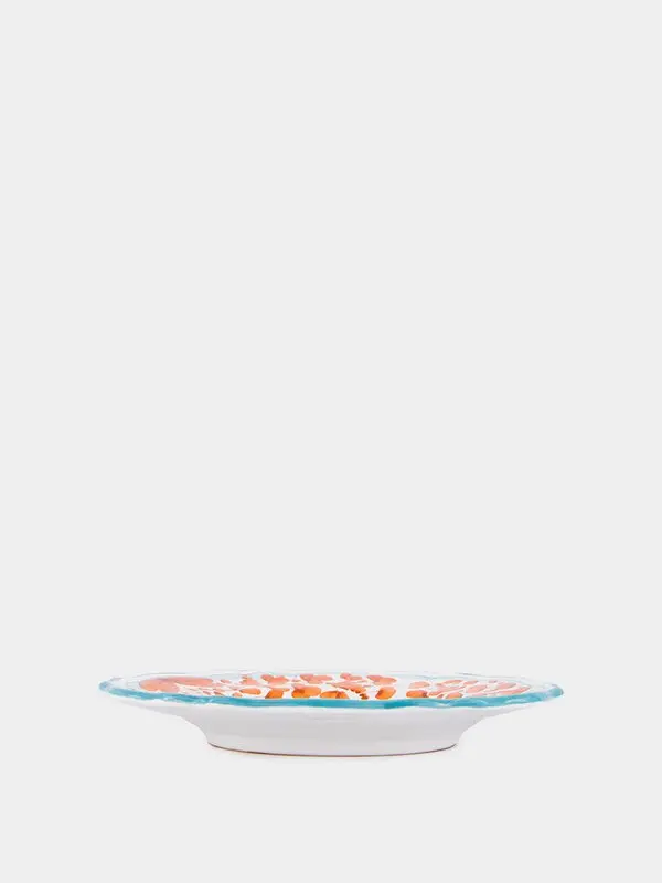 LES-OTTOMANS La Menagerie D'ete Conch Dessert Plate - Blue