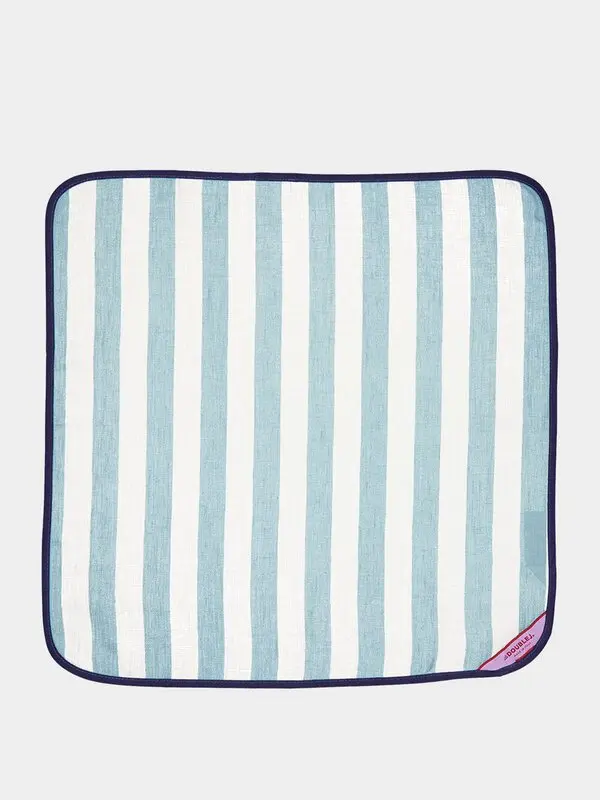 La DoubleJ Sky Linen Napkins Set - Blue