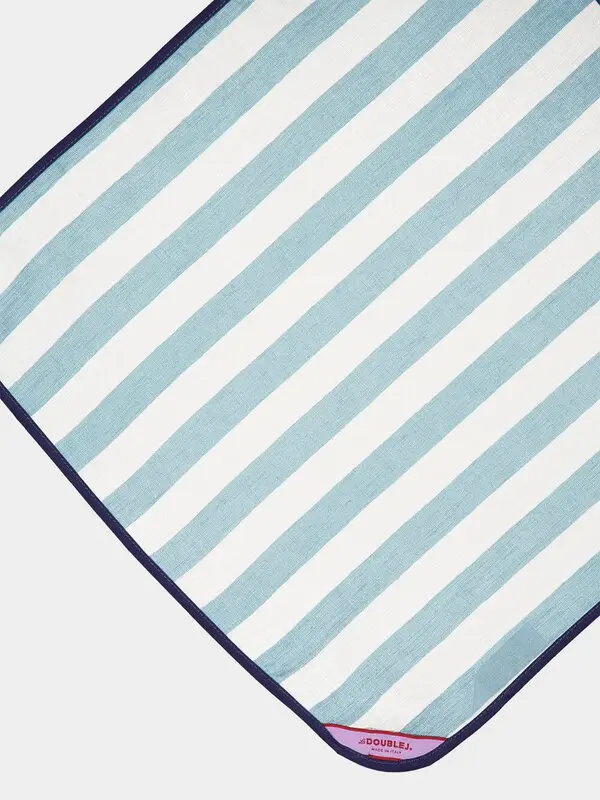 La DoubleJ Sky Linen Napkins Set - Blue