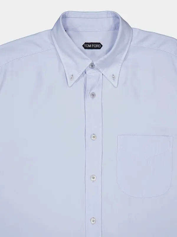 TOM FORD Pale Long-sleeve Shirt - Blue