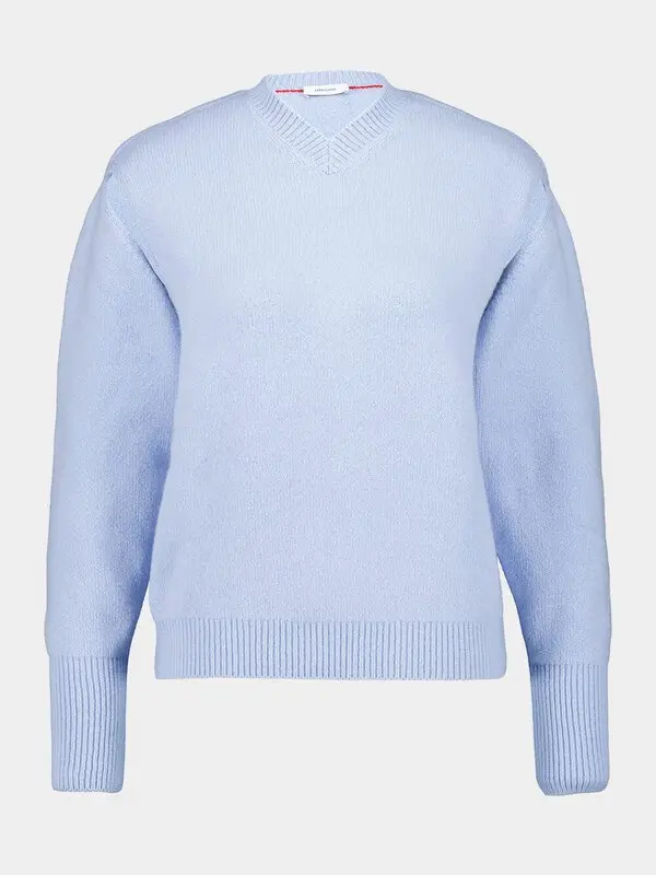 FERRAGAMO Layered Cashmere Sweater - Blue