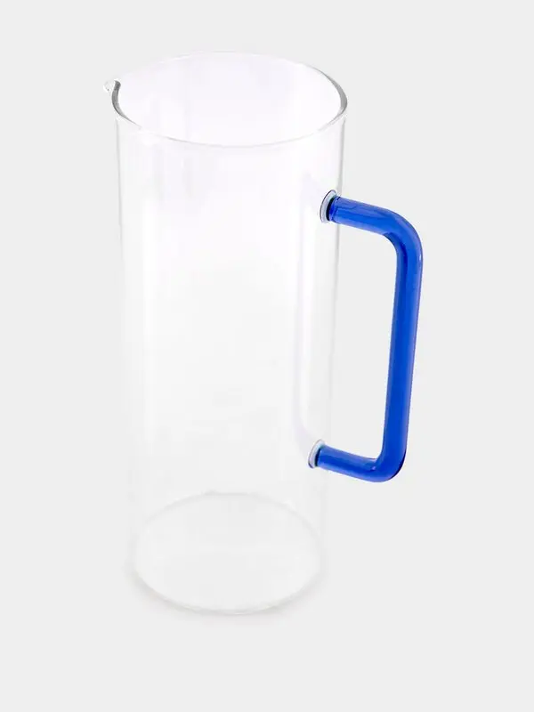 ICHENDORF MILANO Tube Jug With Handle - Blue