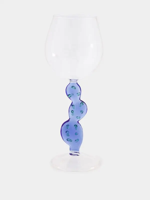 ICHENDORF MILANO Light Cactus Wine Glass - Blue