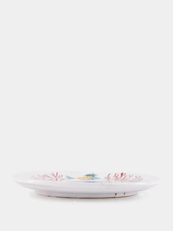 LES-OTTOMANS Sicily Handpainted Dinner Plate - Blue
