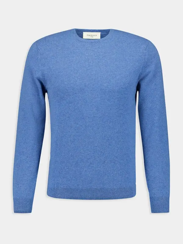 PIACENZA CASHMERE 1733 Cashmere Crewneck Sweater - Blue