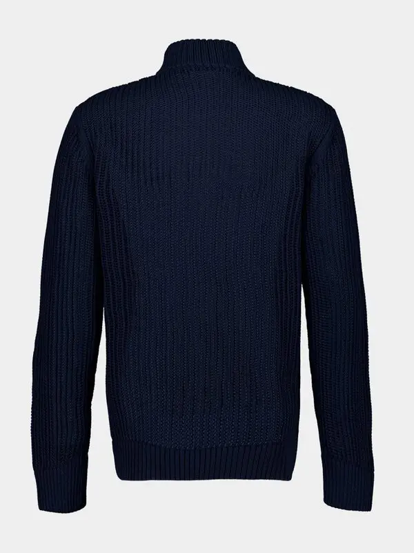 Frescobol Carioca Maximo Half-zip Knit Sweater