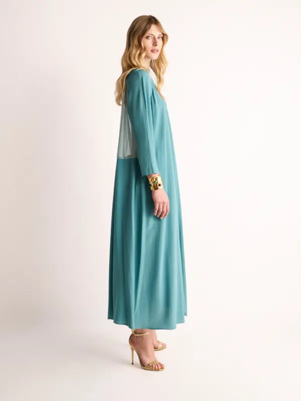 PAULA Myiama Brittany Silk Midi Dress