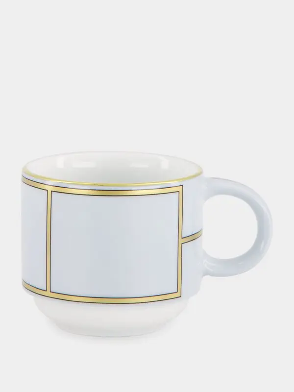GINORI 1735 Celeste Porcelain Diva Coffee Cup - Blue