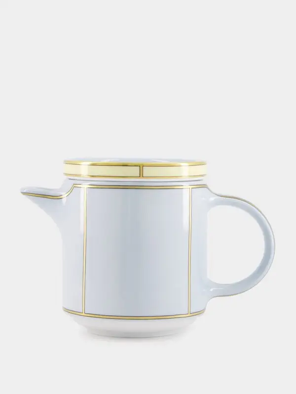 GINORI 1735 Celeste Porcelain Coffeepot - Blue