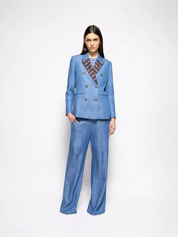 PAULA Pistia Denim Tailored Trousers