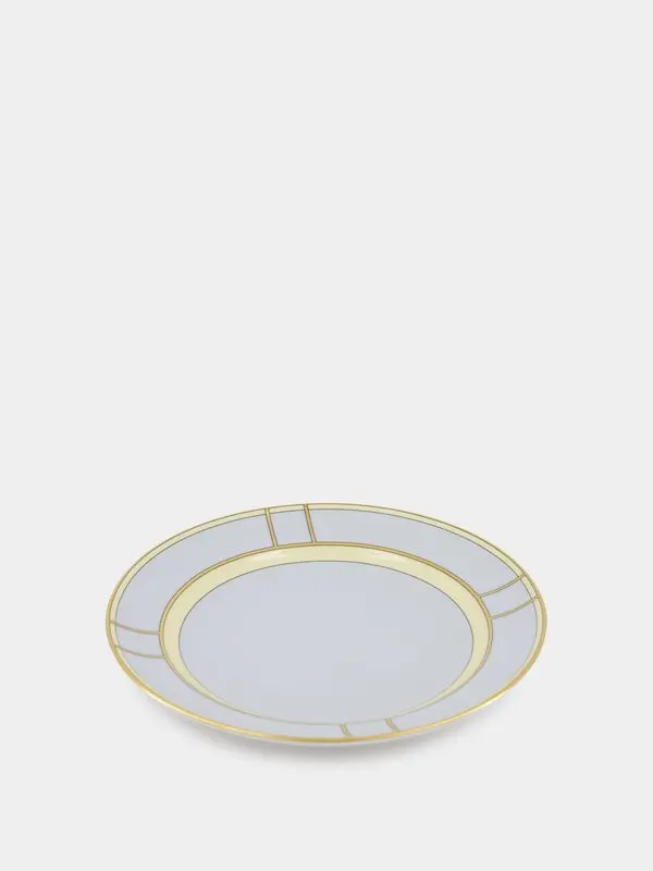 GINORI 1735 Diva Celeste Porcelain Dessert Plate - Blue