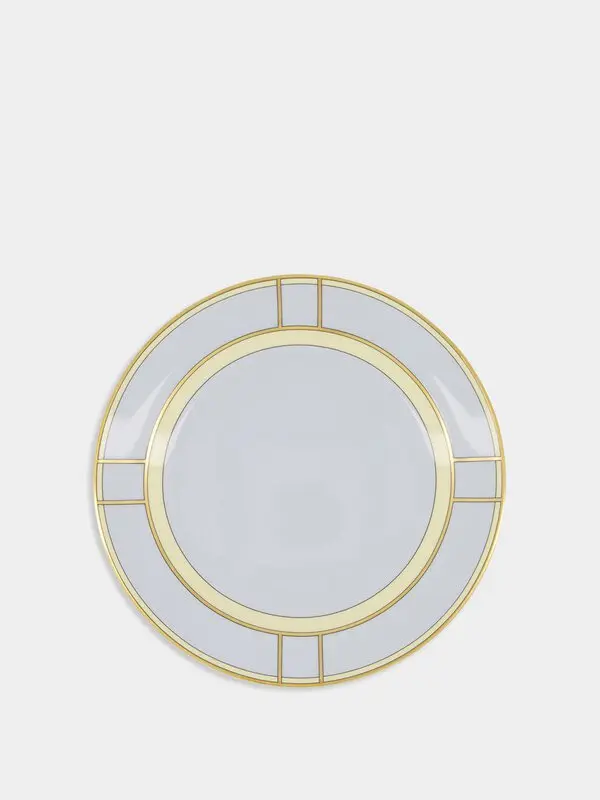 GINORI 1735 Diva Celeste Porcelain Dessert Plate - Blue