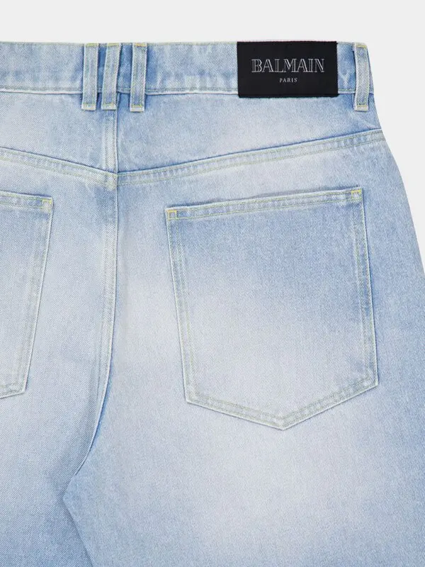 Balmain Light Washed Denim Jeans