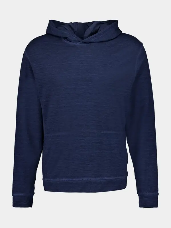 120% Lino Long-sleeve Hooded Sweatshirt