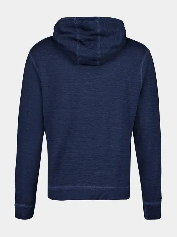 120% Lino Long-sleeve Hooded Sweatshirt