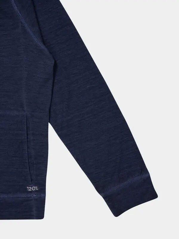 120% Lino Long-sleeve Hooded Sweatshirt