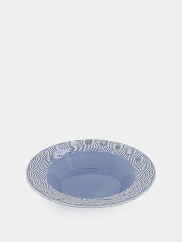 HOUSE OF CAPRICORN Vime Ceramic Soup Plate