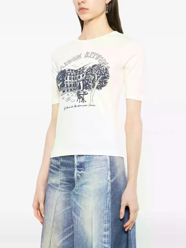 Maison Kitsuné Graphic Print T-shirt