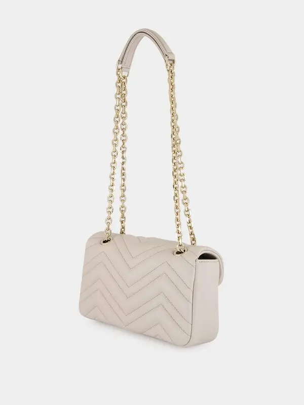 Gucci Light Gg Marmont Small Shoulder Bag - Grey