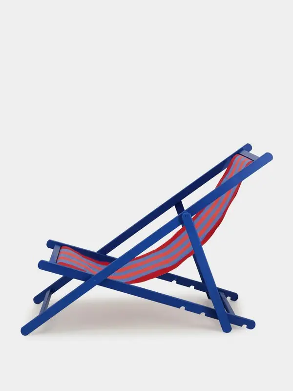 LES TOILES DU SOLEIL Laura Striped Deckchair