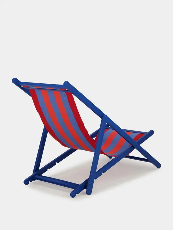 LES TOILES DU SOLEIL Laura Striped Deckchair