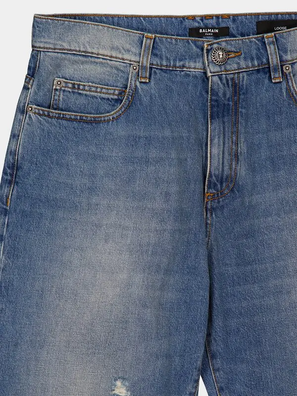 Balmain Loose-fit Denim Jeans