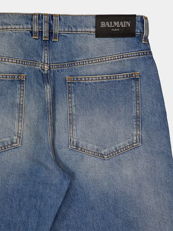 Balmain Loose-fit Denim Jeans