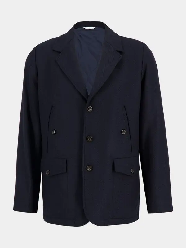 Boglioli Wool-cashmere Buttoned Jacket