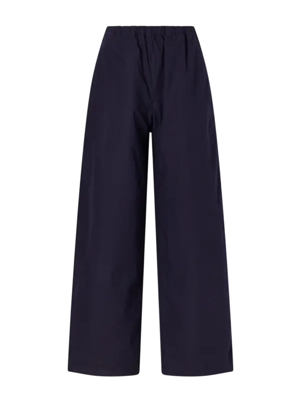 LESET Kyoto Cotton Straight-leg Pants - Black