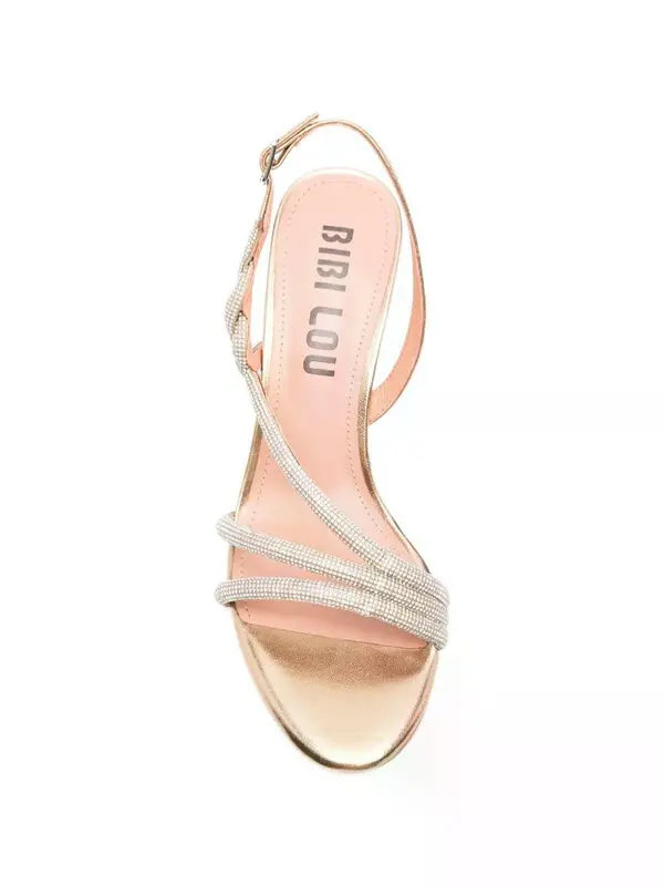BIBI LOU Embellished Strap Sandals - Brown