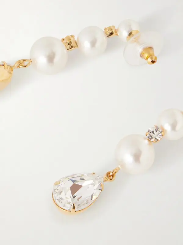 JENNIFER BEHR Gold-plated Brass Drop Earrings - Multi