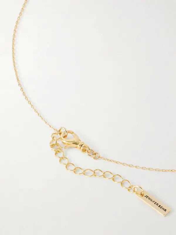 JENNIFER BEHR Silver-tone Crystal 'serenity' Necklace