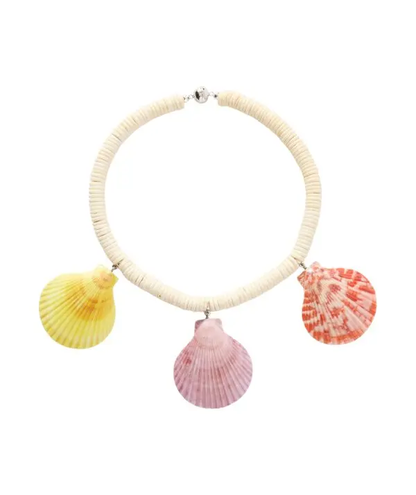 JULIETTA Gold-tone Shell Beaded Necklace - Multi