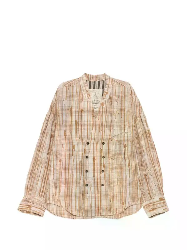 ZIGGY CHEN Plaid Shirt Jacket