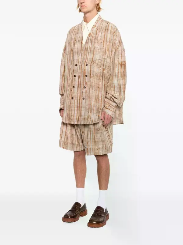 ZIGGY CHEN Plaid Shirt Jacket