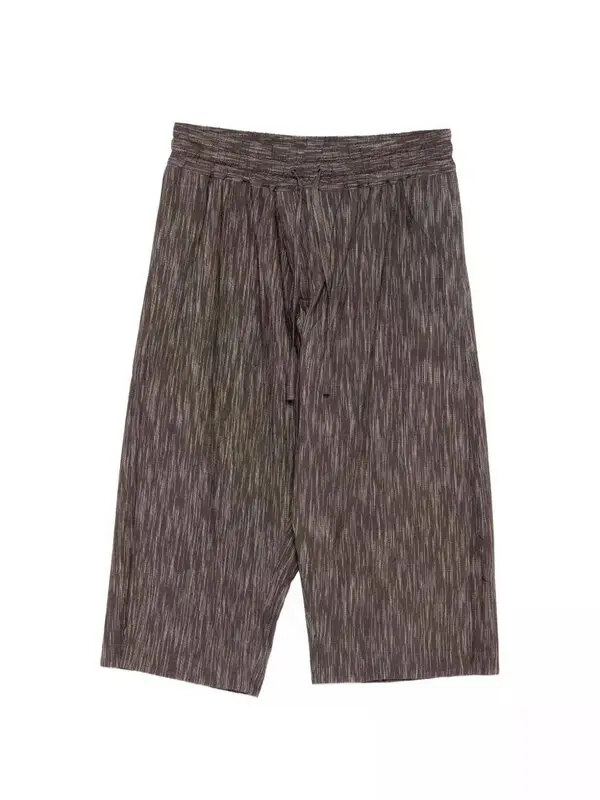 JAN JAN VAN ESSCHE Kasuri Cropped Trousers