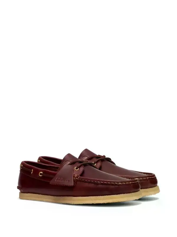 Clarks Godney Boat Shoes - Brown
